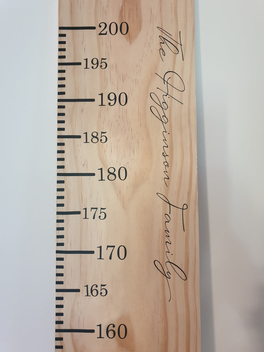 Wall Size Family Growth Chart Ruler – LollyLegs Creations